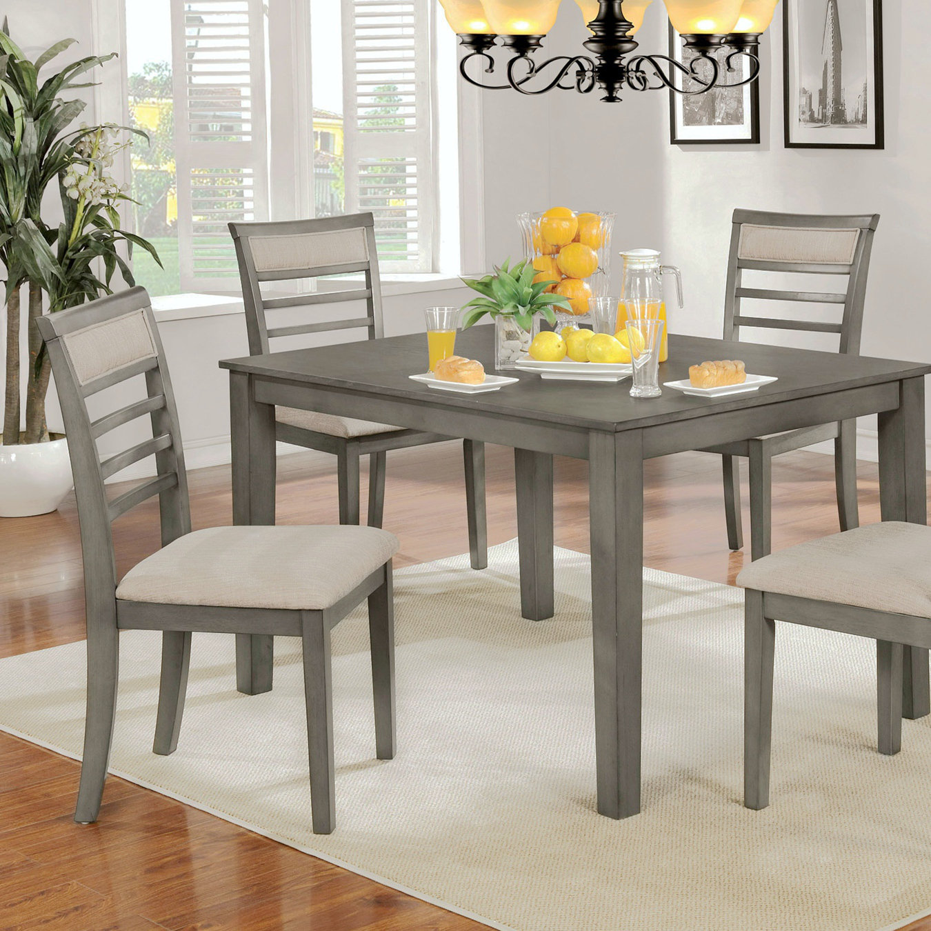 Red Barrel Studio® Tallia 5 Piece Dining Set, Dining Table Set, Kitchen ...