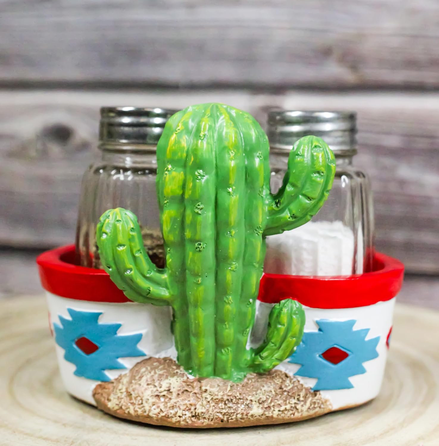 Foundry Select Southwest Aztec Indian Symbols Saguaro Cactus Salt And ...