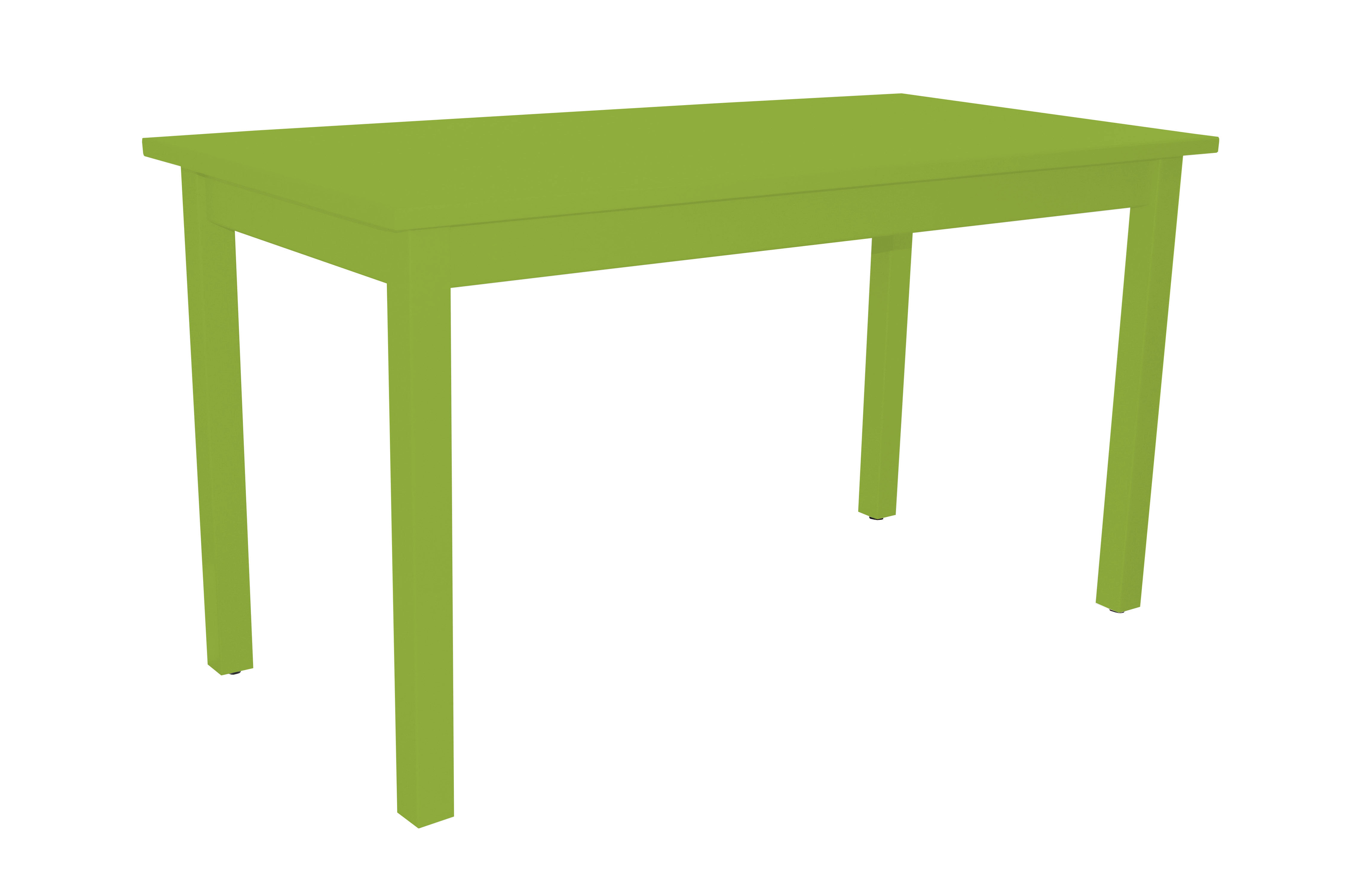 Winston Porter 60" Chartreuse Solid Wood Dining Table | Wayfair