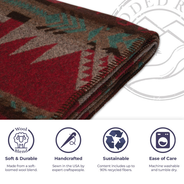 Wooded River Yellowstone Throw & Reviews | Wayfair