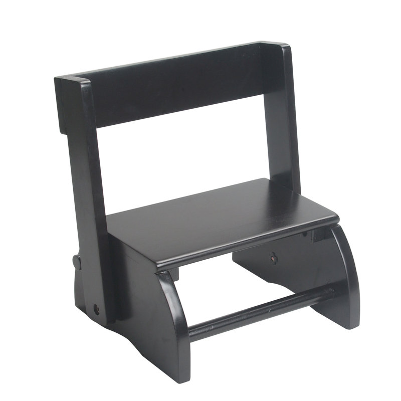 Gift Mark Black Step Stool & Reviews | Wayfair