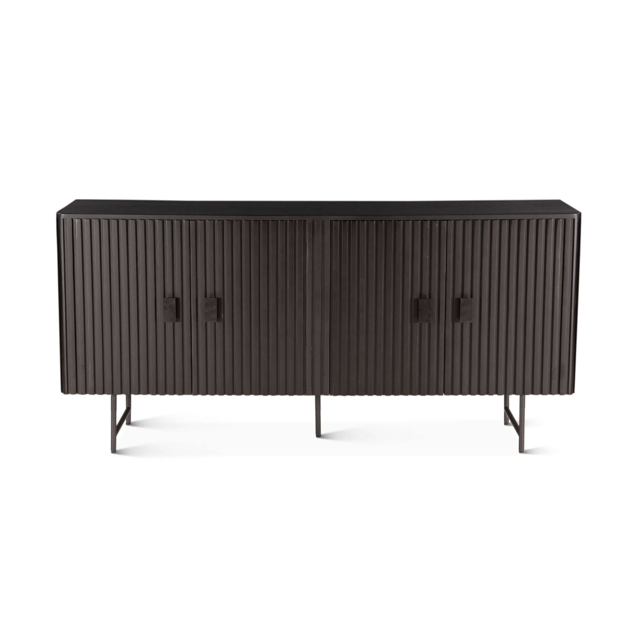 Home Trends & Design Halden 67" Sideboard Matte Black | Perigold