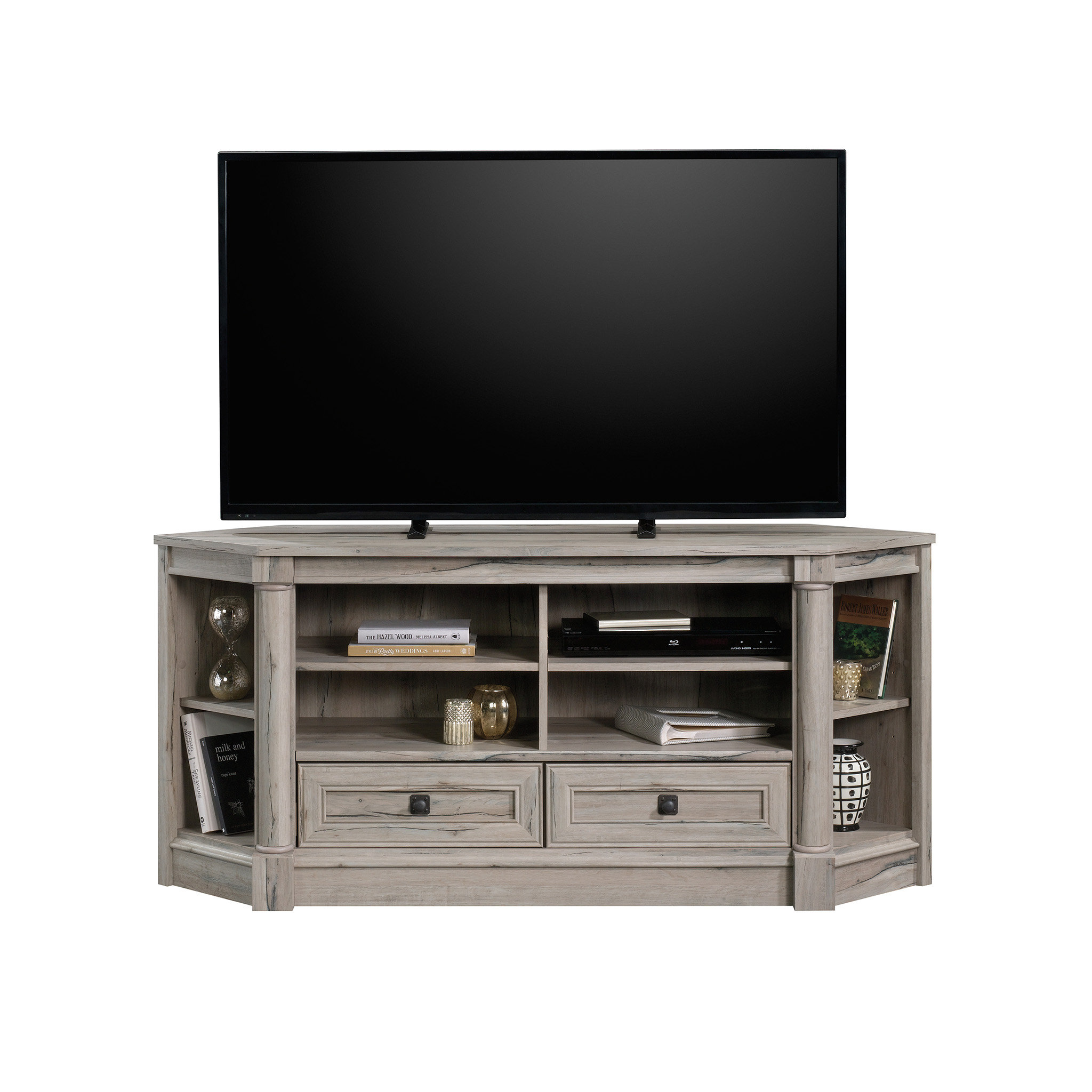 One Allium Way® Engineered Wood Traditional Corner Entertainment ...