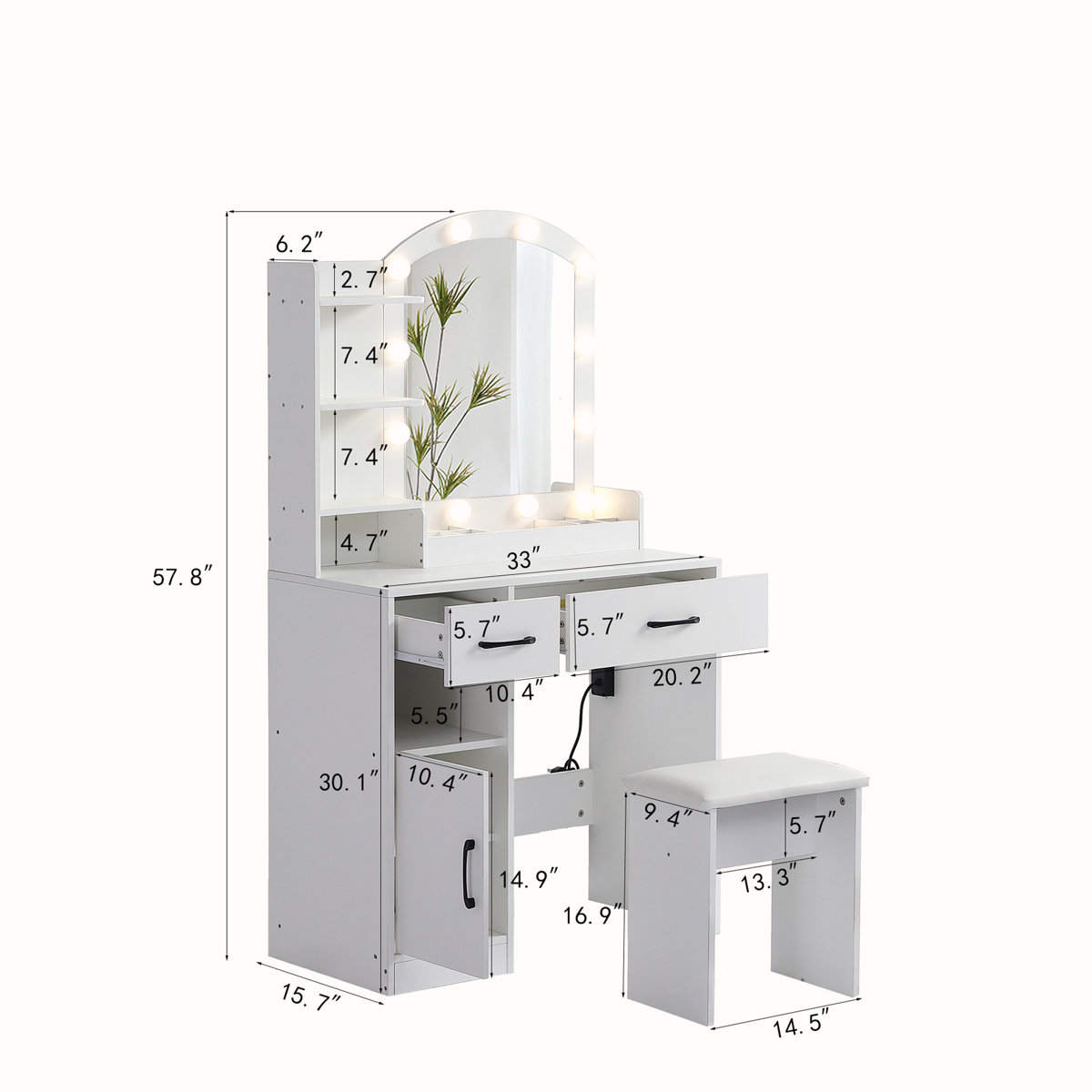 Ebern Designs Faires Vanity | Wayfair