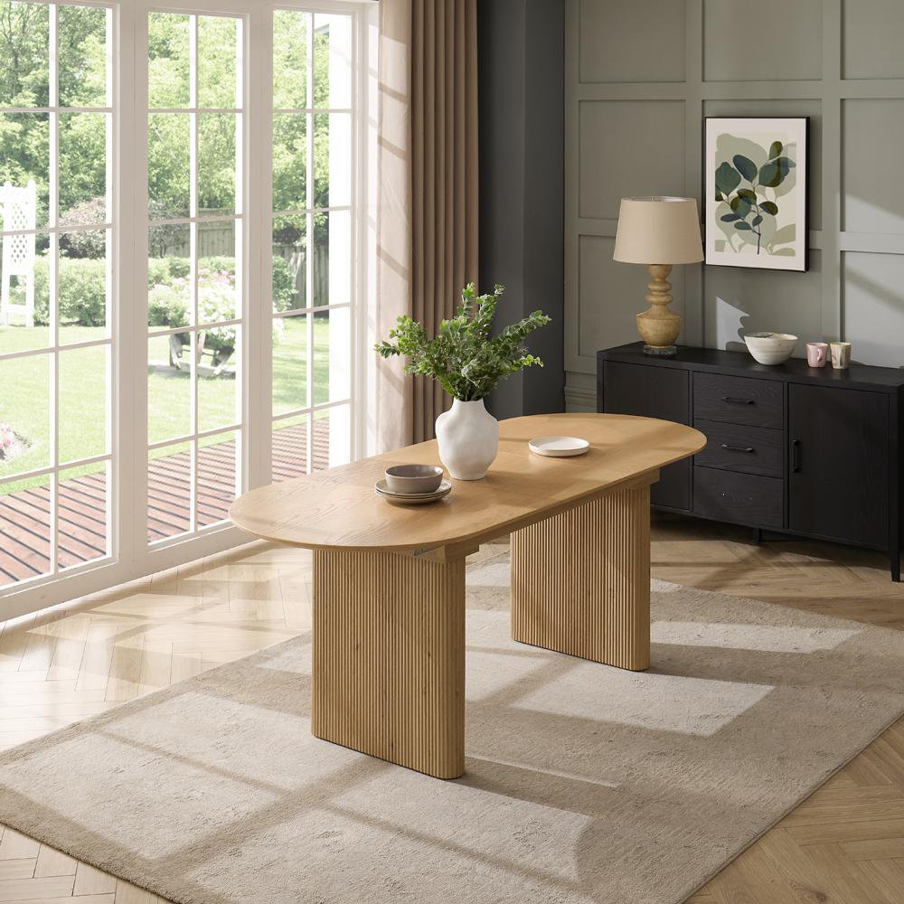 17 Stories Taino Japandi Extending Dining Table | Wayfair.co.uk