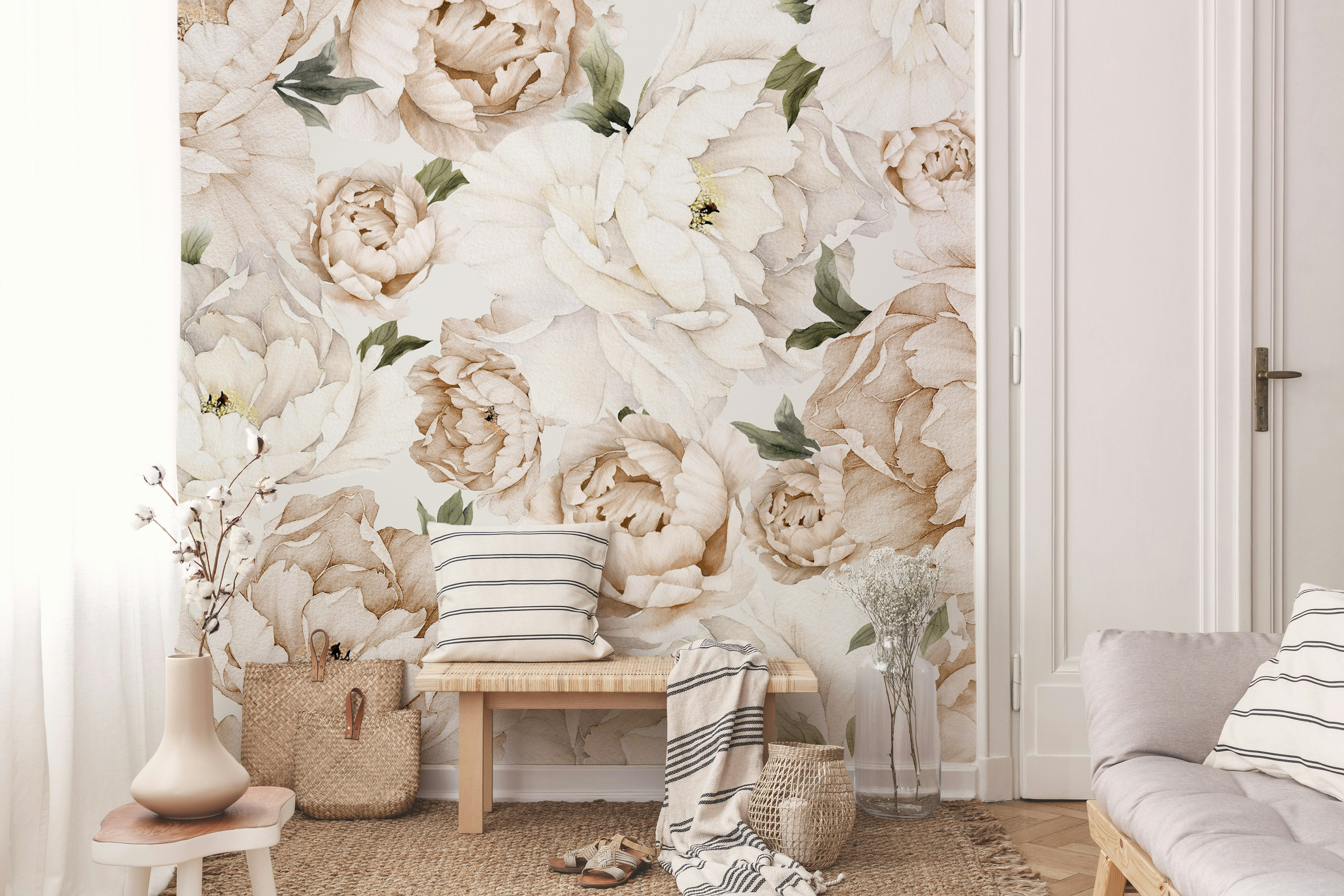 Wildon Home® Spessard Peony Floral Wallpaper | Wayfair