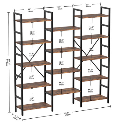 17 Stories Marysa Bookcase & Reviews | Wayfair