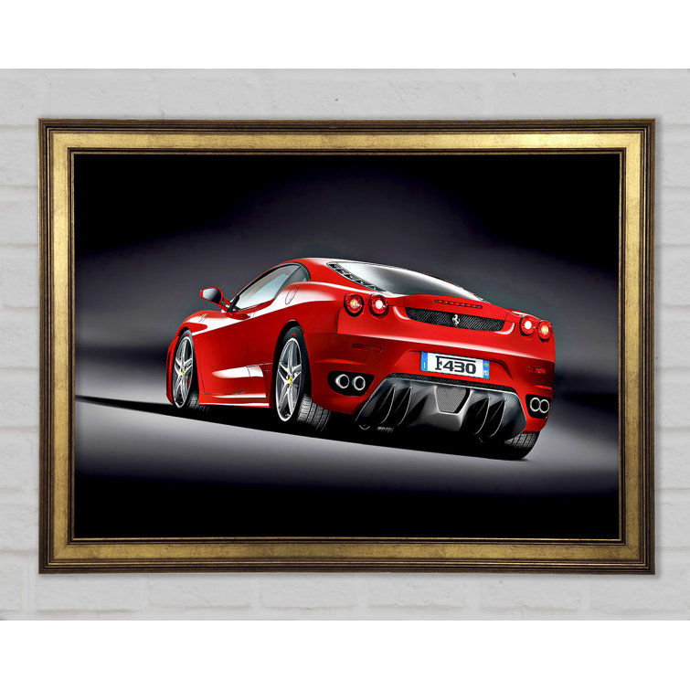 Ebern Designs Ferrari F430 Rear View - Single Picture Frame Art Prints ...