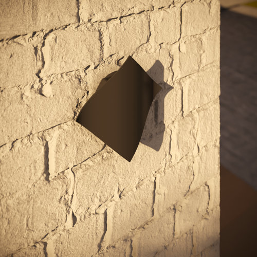 Orren Ellis Phare Aluminum LED Wall Modern Light - Weatherproof Outdoor ...