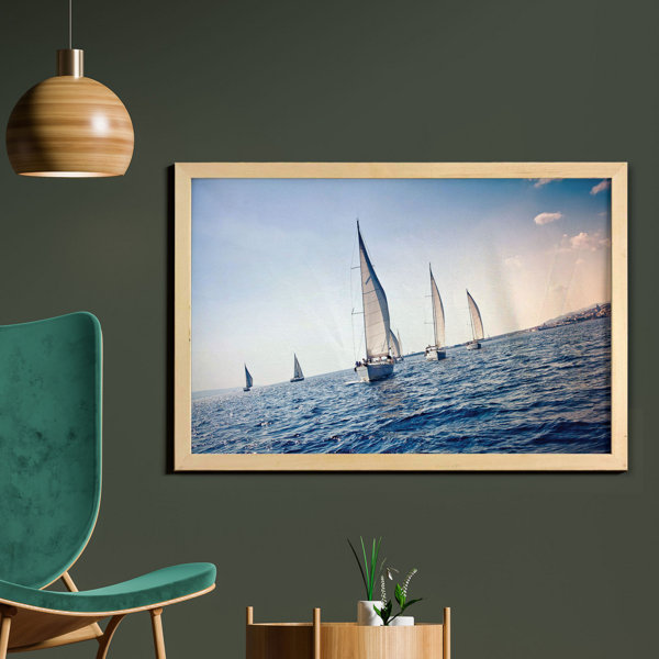 Bless international Printed Fabric Poster Framed On Fabric Print | Wayfair