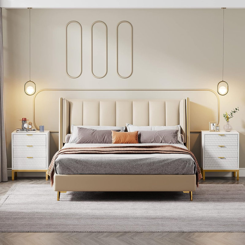 Willa Arlo™ Interiors Becnel Iron Nightstand & Reviews | Wayfair