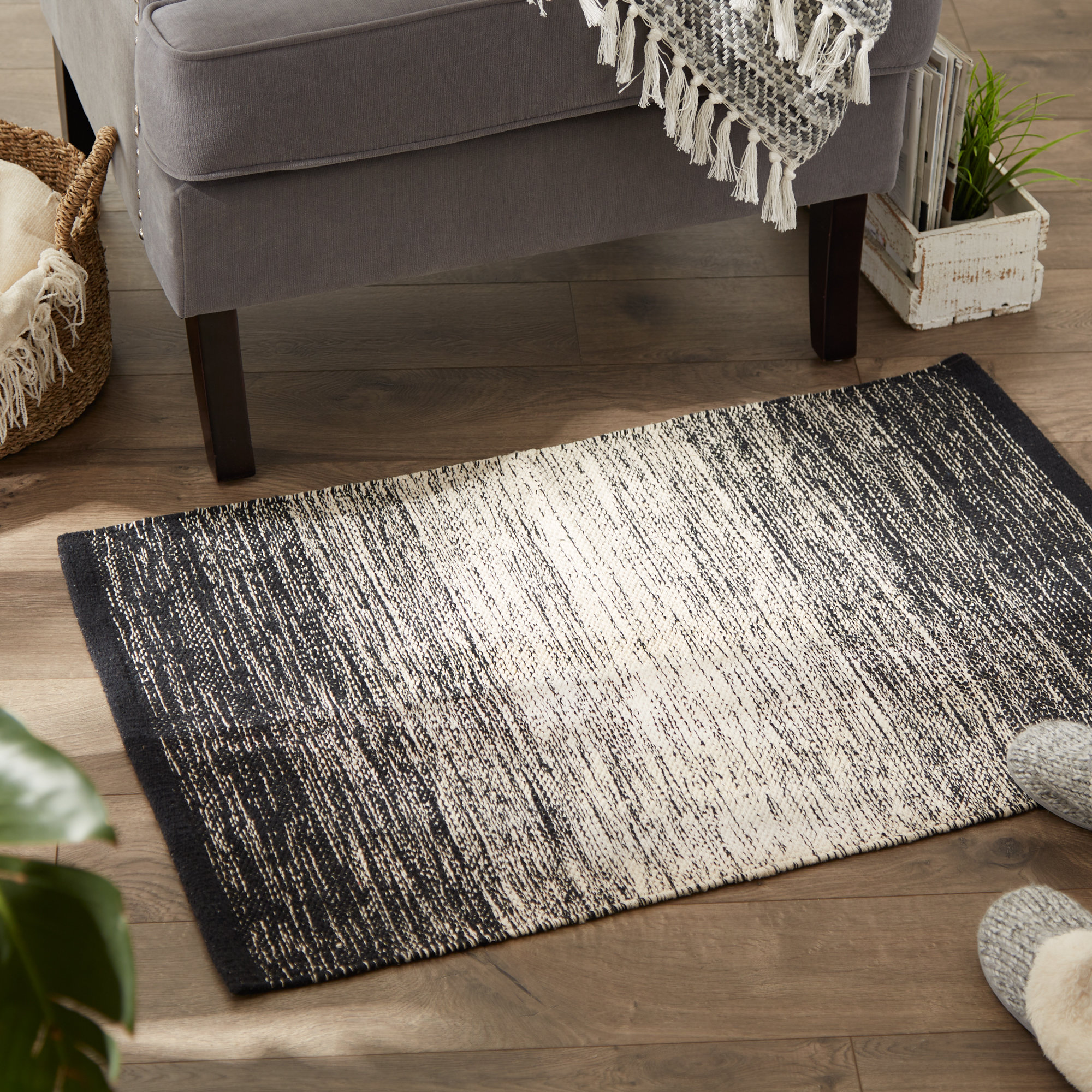 17 Stories Cotton Ombre Rug - Wayfair Canada