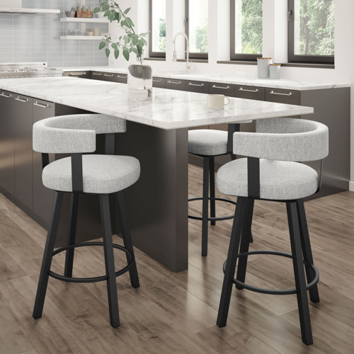 Orren Ellis Siya Swivel Counter & Bar Stool & Reviews | Wayfair