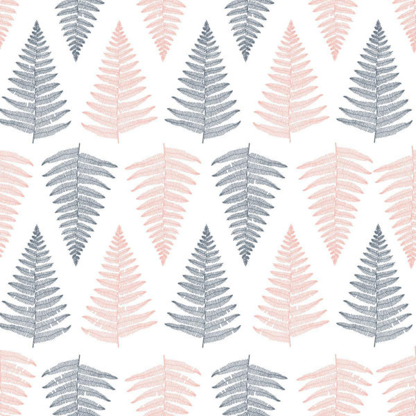 Bayou Breeze Seibel 126" L x 24" W Smooth Peel and Stick Wallpaper Roll ...