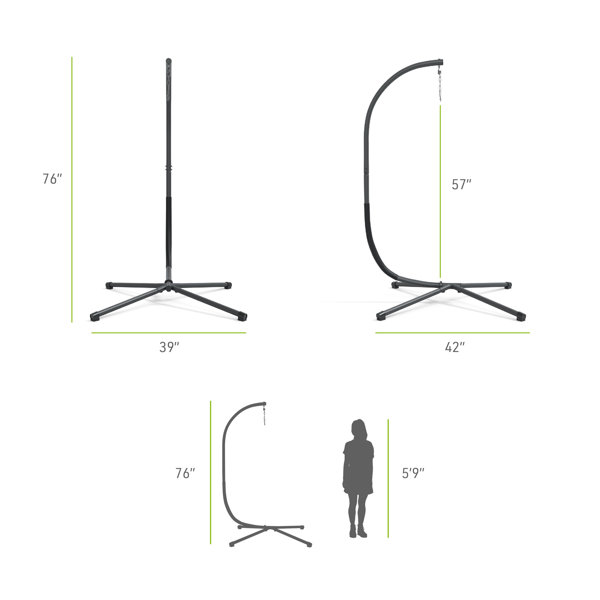 greemotion 1 Person Swing Chair with Stand | Wayfair