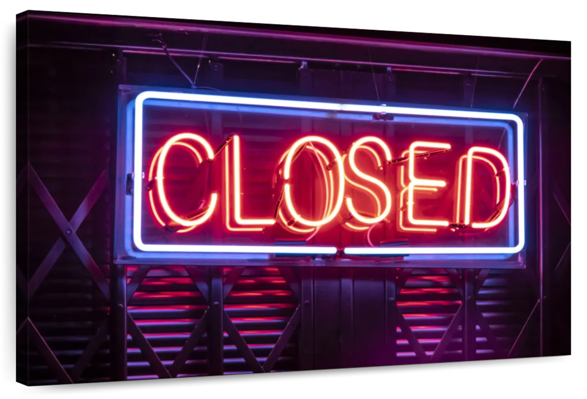 Ebern Designs Tergel Closed Neon Sign | Wayfair