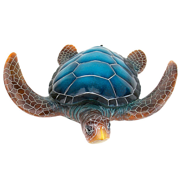 Design Toscano Blue Sea Turtle Garden Statue & Reviews | Wayfair