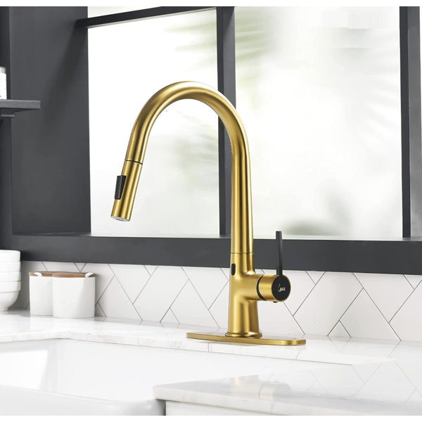 MAX Faucets | Smart Touchless Pull Out Single Handle Kitchen Faucet ...