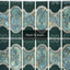 Merola Tile Montego Porcelain Mosaic Tile in Blue/Green/Beige & Reviews ...