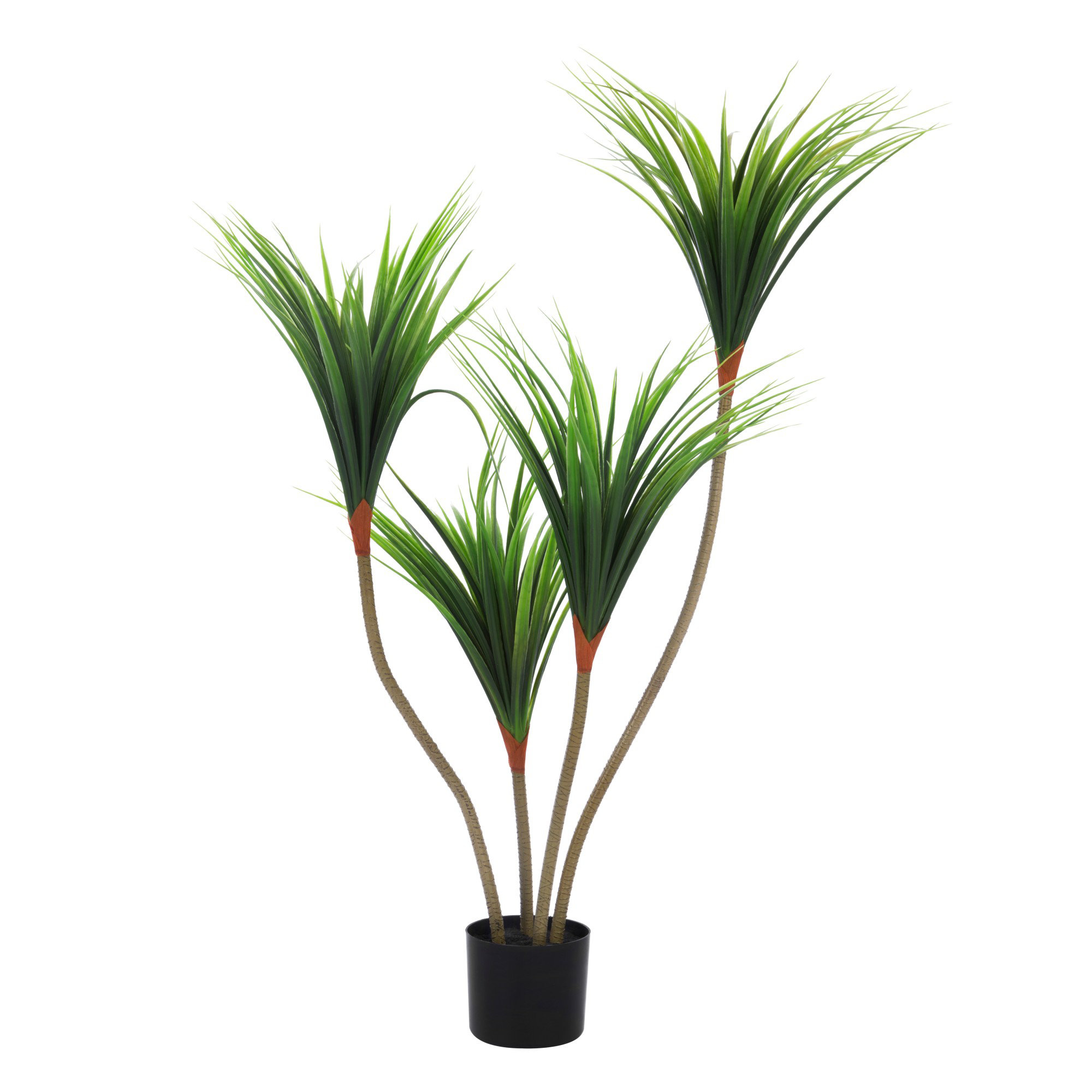 Latitude Run® Artificial Green Yucca Tree Faux Tree Fake Plant In Pot ...