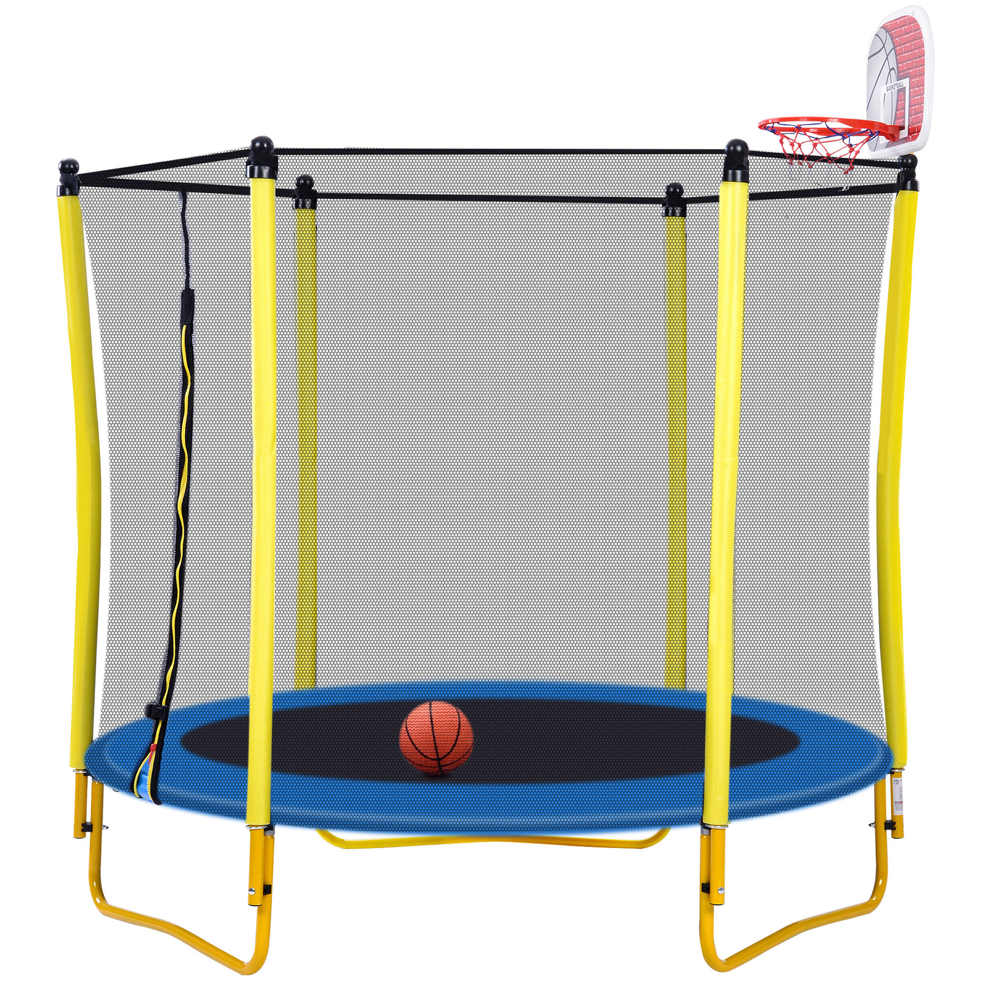 Ceballos 5.5FT Trampoline For Kids - 65" Outdoor And Indoor Mini ...