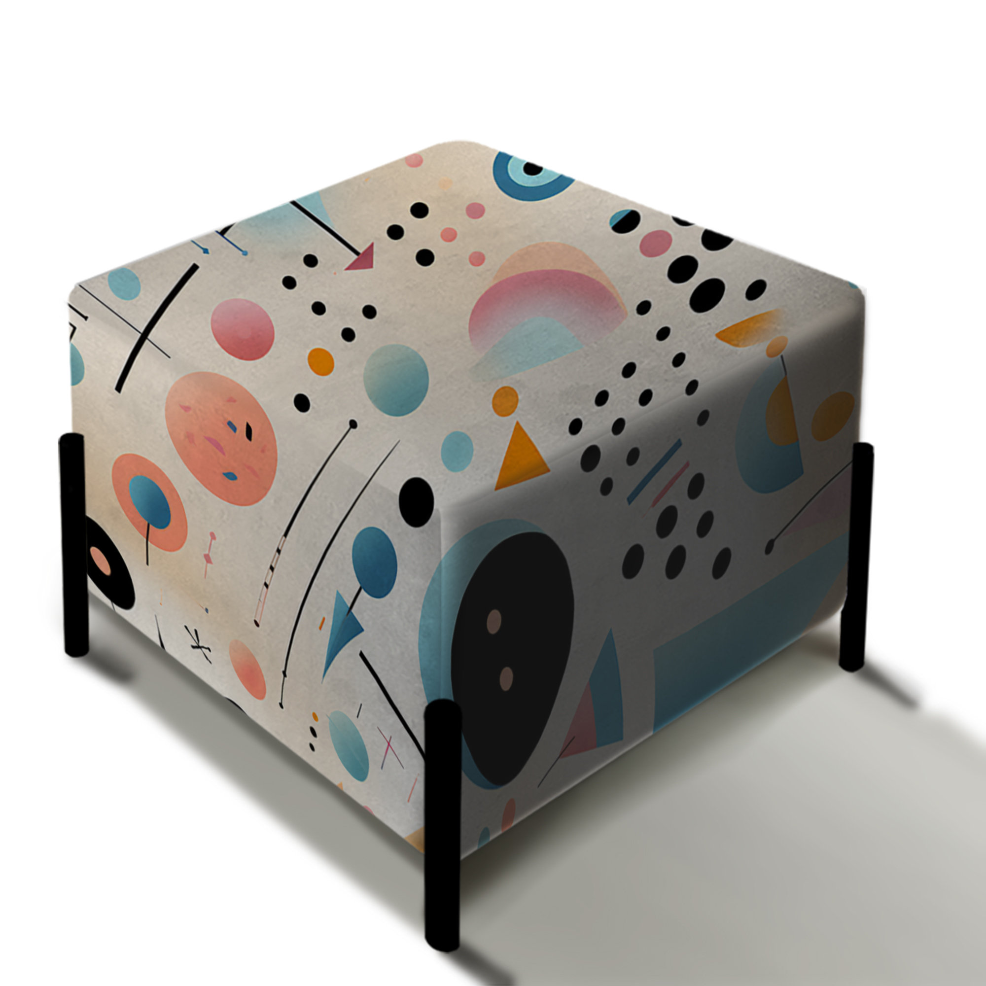 Design Art Multicolor Eclectic Geometric Diversity - Eclectic Square ...