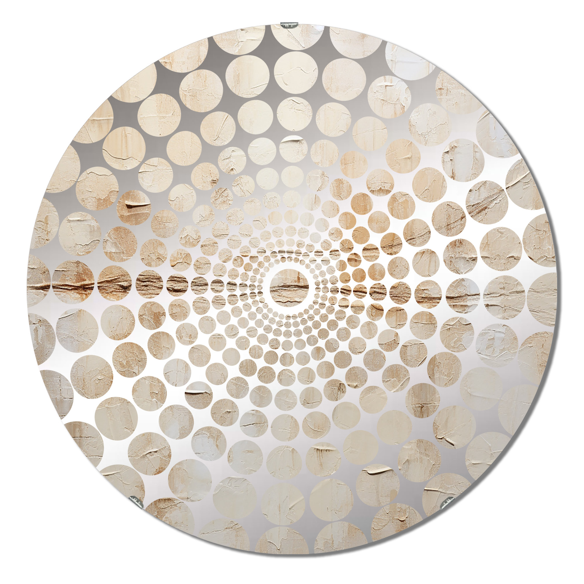 East Urban Home Sifnos - Concentric Circles Decorative Mirror | Wayfair