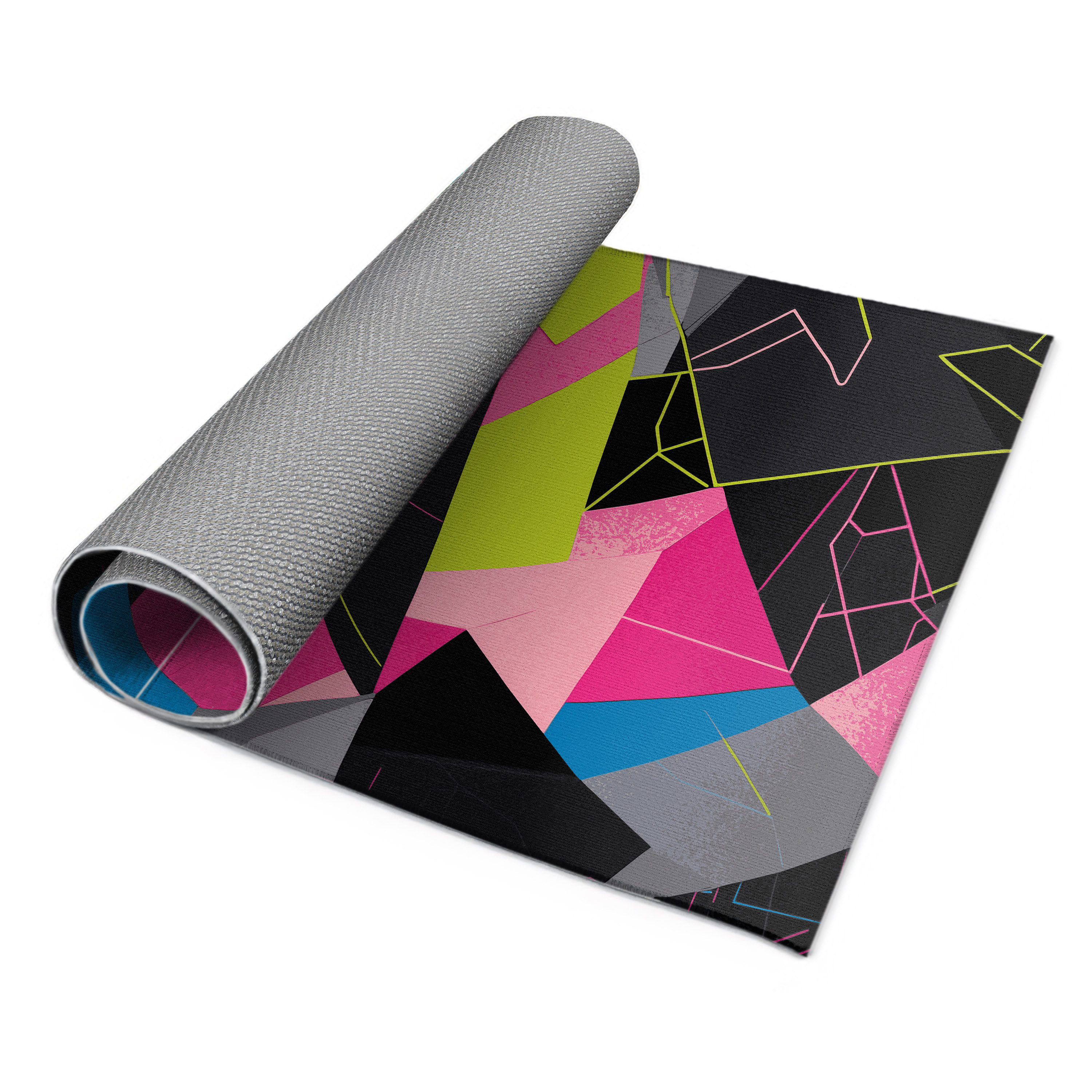 Wrought Studio™ Synth Glow Indoor And Outdoor Area Rug | Wayfair