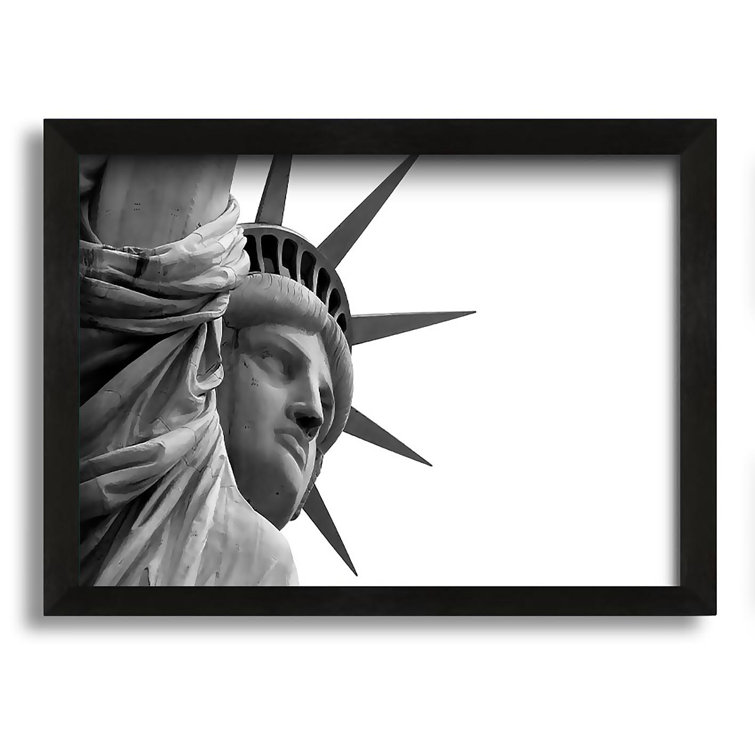 Ebern Designs Statue Of Liberty Close-Up - Single Picture Frame Print ...