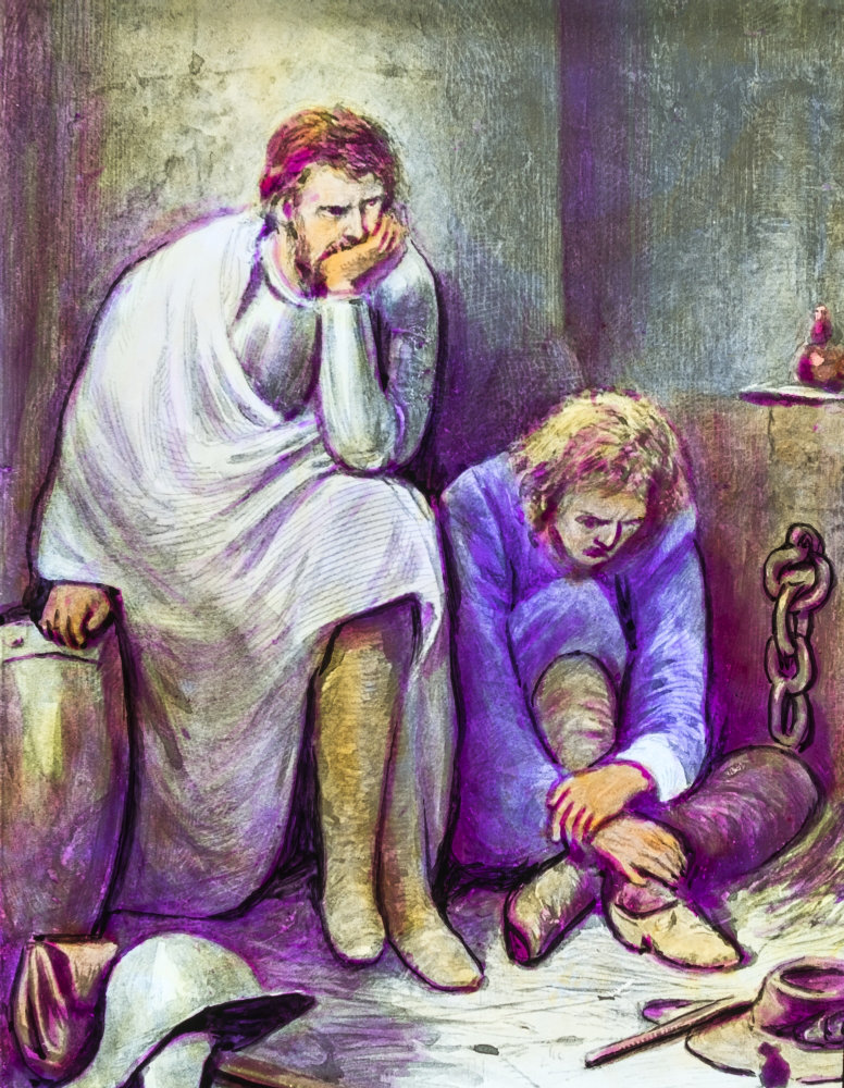 Canora Grey Magic Lantern Hand Coloured Slide Circa 1900. a Pilgrim''s ...