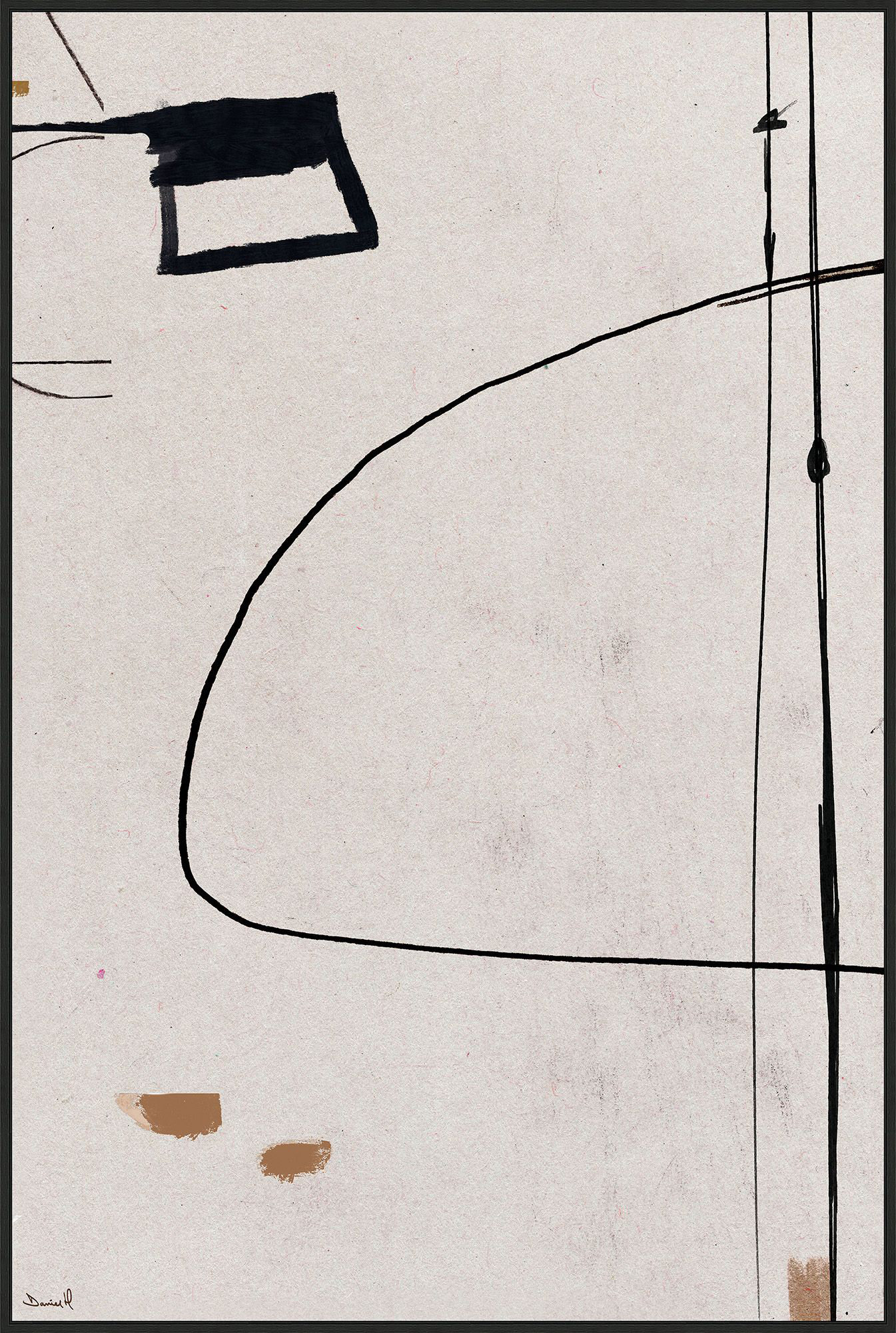 Wendover Art Group Fine Observation 1 - Floater Frame Print on Canvas ...