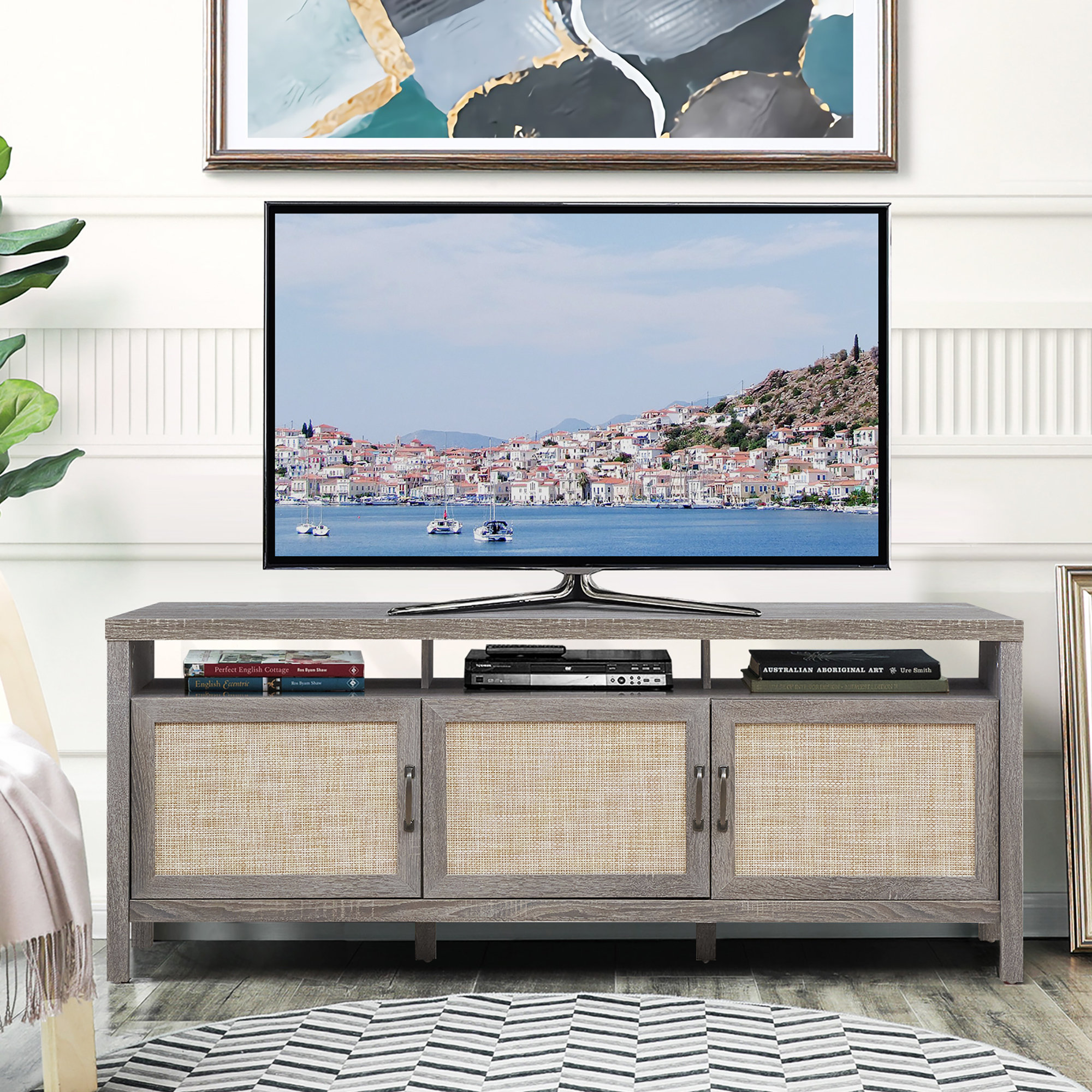 Ebern Designs Adma TV Stand for TVs up to 65" & Reviews | Wayfair