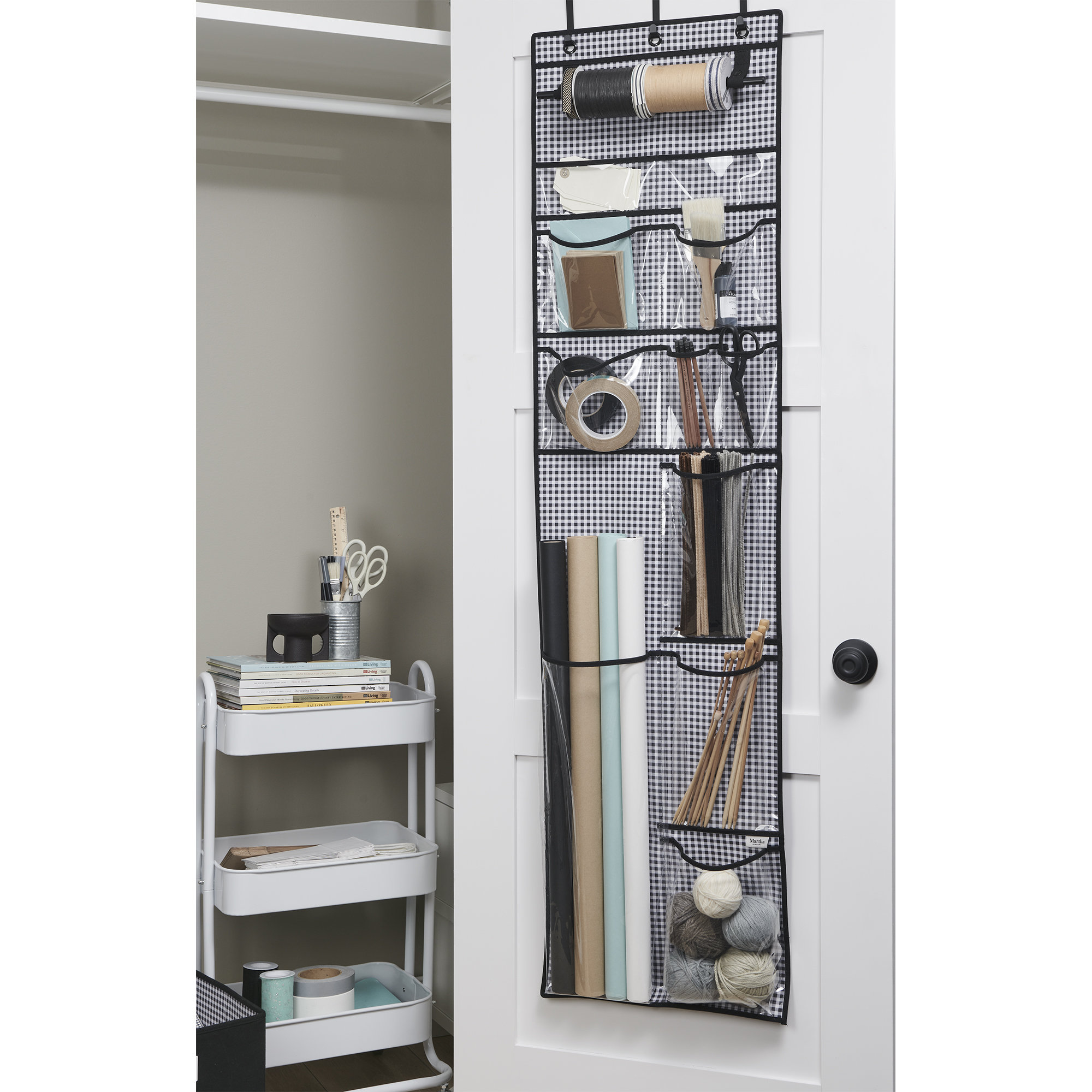 Martha Stewart Essential Closet Home Multiple Pockets Ribbons Gifts ...