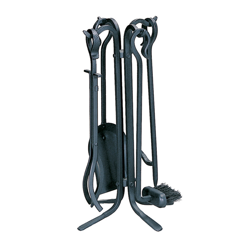 Williston Forge Koster 4-Piece Fireplace Tool Set & Reviews | Wayfair