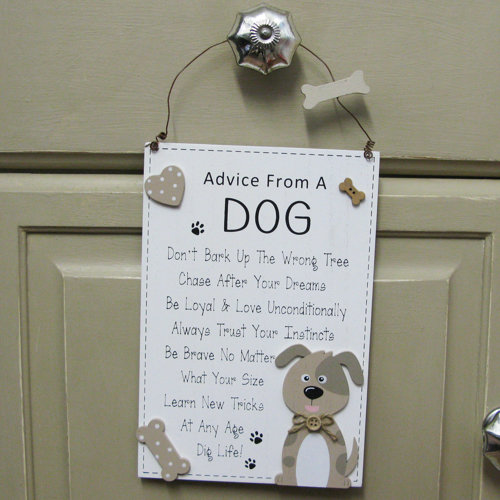 Happy Larry Button Dog Wall Décor | Wayfair.co.uk