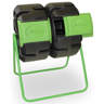 FCMP Outdoor HOTFROG 37 Gallon Dual Body Rotating Tumbling Composter ...