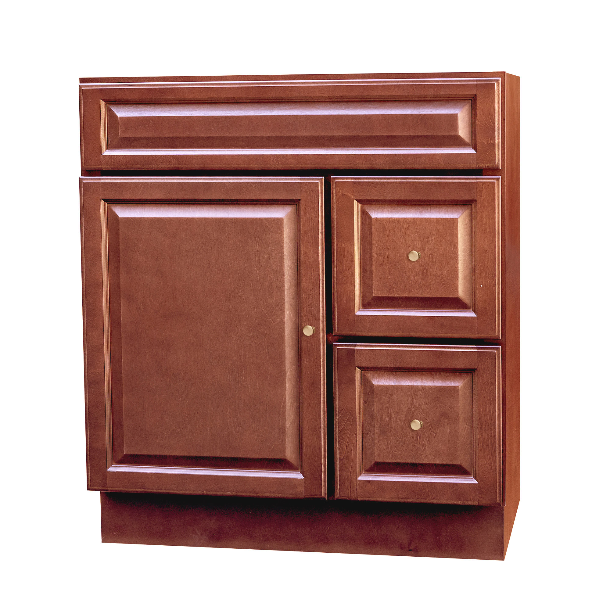Hawk Crest 30x18 Manchester Merlot Bathroom Vanity Cabinet | Wayfair