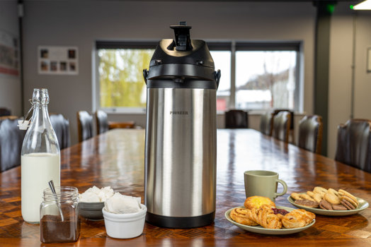 Pioneer Flasks Stainless Steel Airpot Hot Cold Water Tea Coffee ...