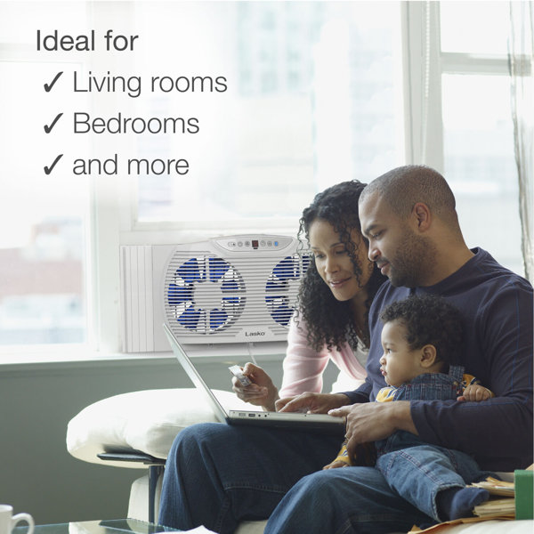 Lasko Electrically Reversible Oscillating Window Fit Fan & Reviews ...