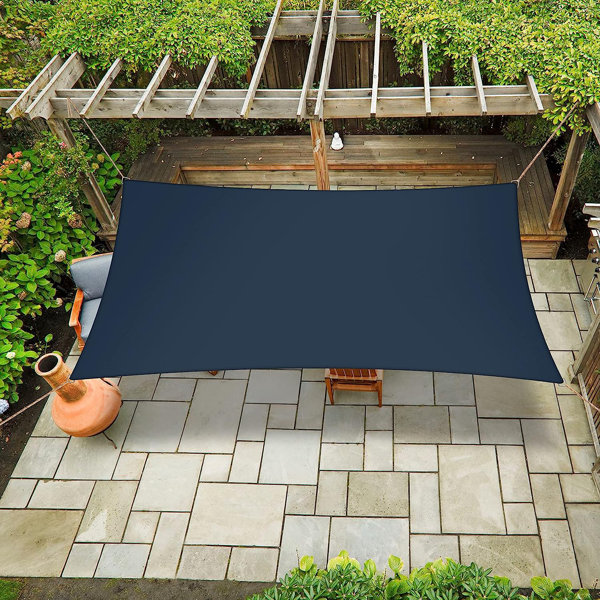 Covers & All Rectangle Outdoor Sun Shade Sail Canopy, Residential ...