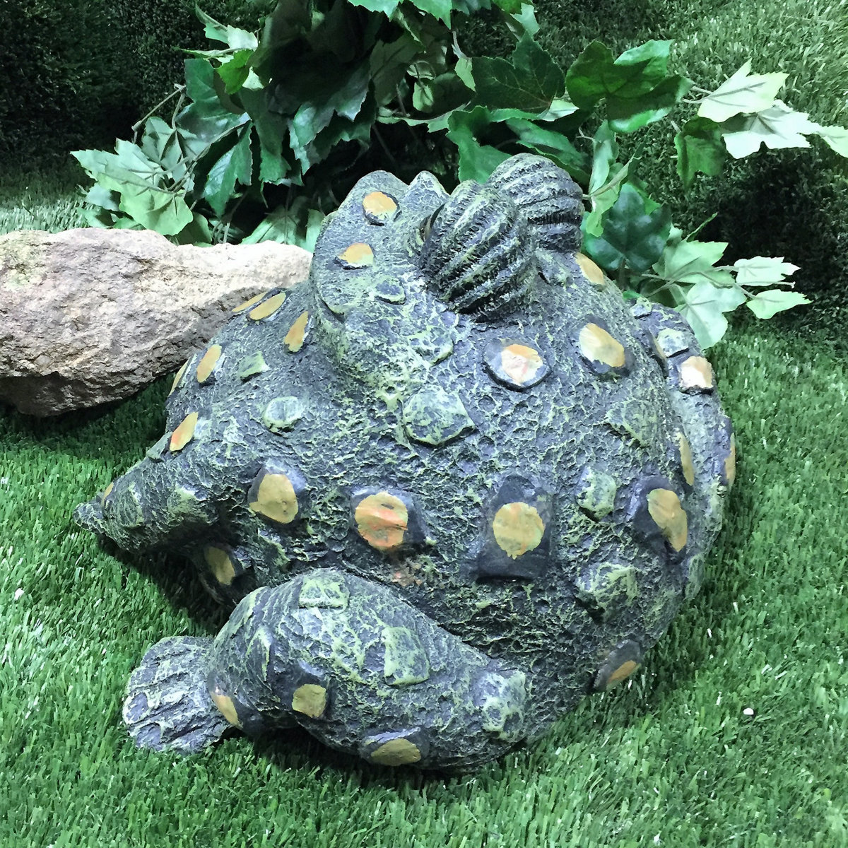 HomeStyles Whimsical Toad Hollow "Dreamer" Garden Statue & Reviews ...