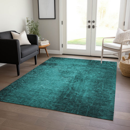 Wayfair | 8' x 10' Teal Outdoor Rugs You'll Love in 2024