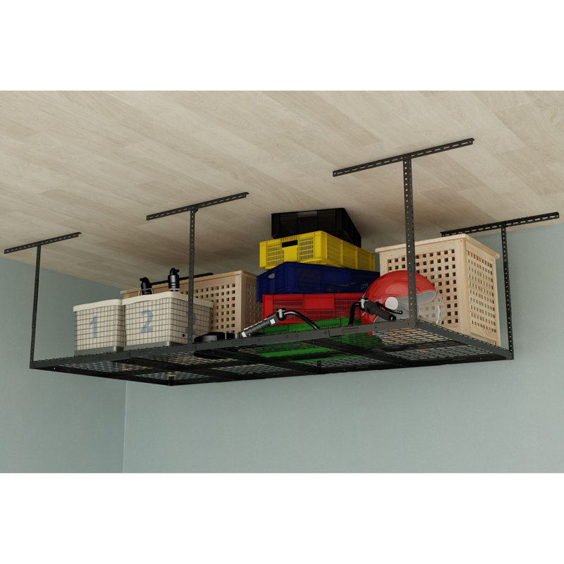 Rebrilliant Noell Overhead Garage Ceiling Mounted Rack & Reviews | Wayfair