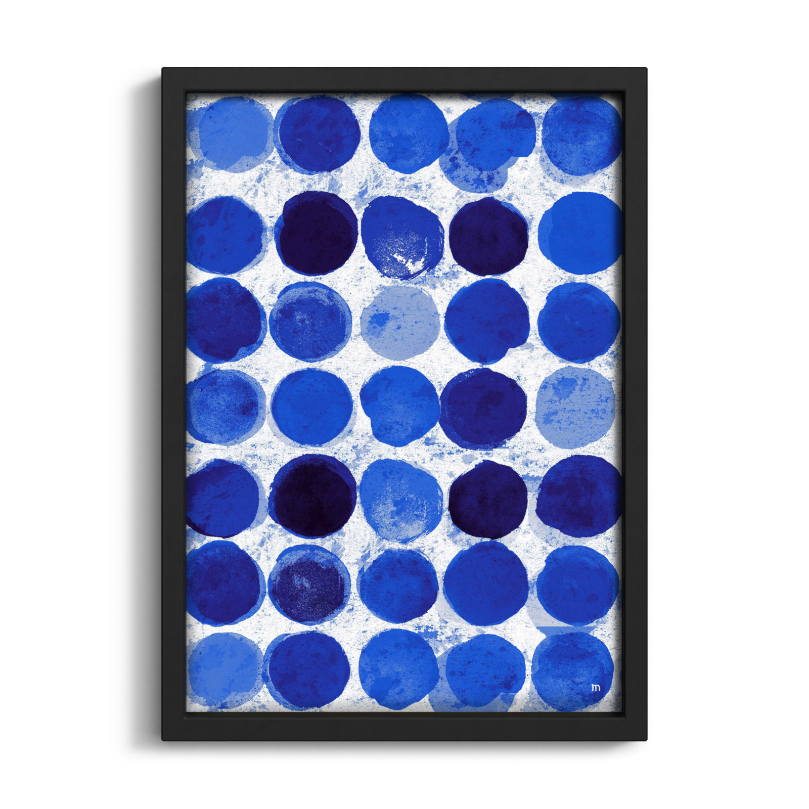 Birch Lane™ Satori Dots Pattern Indigo by Studio M - Picture Frame ...