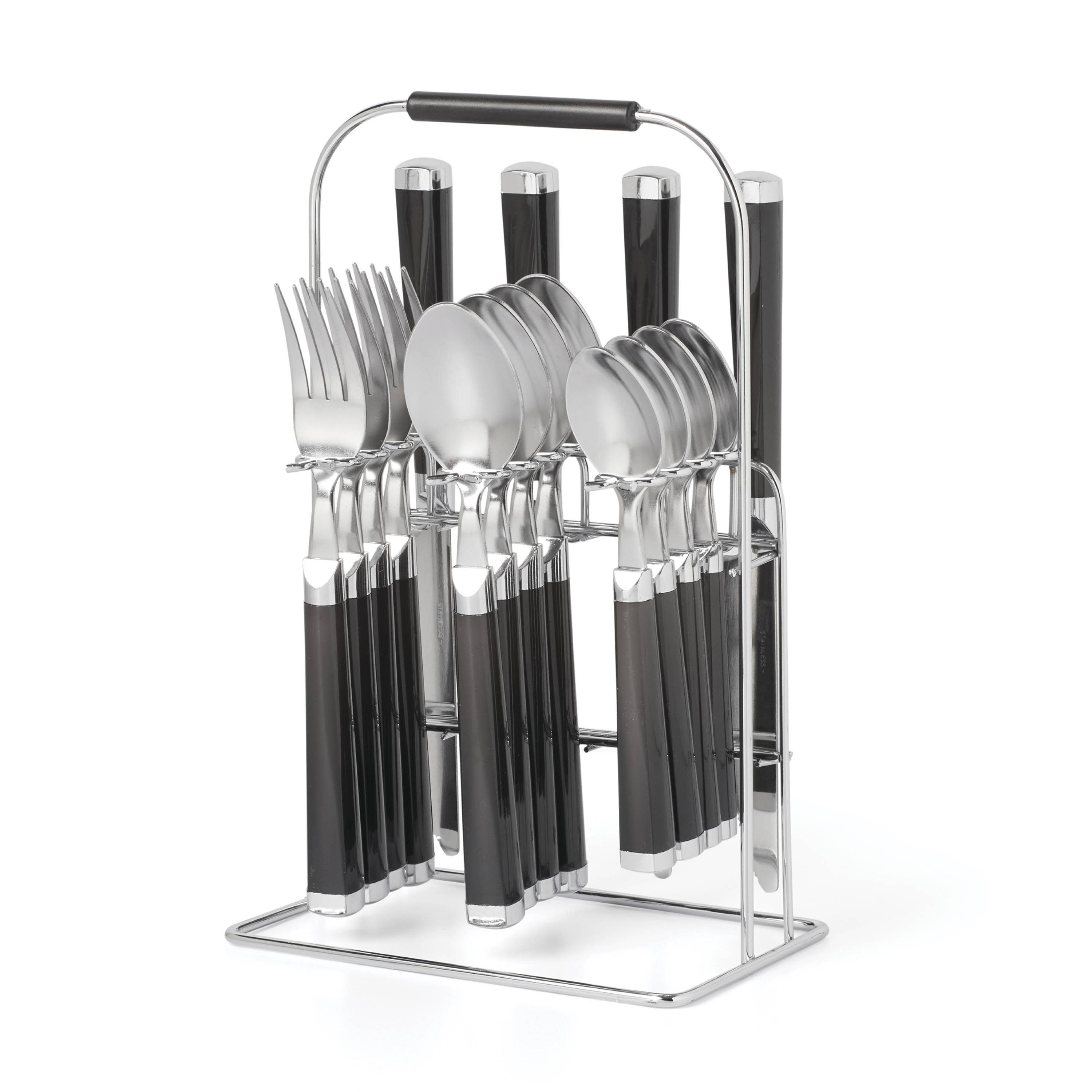 Cambridge Silversmiths Cambridge Temptation Black Charcoal 16-Piece ...