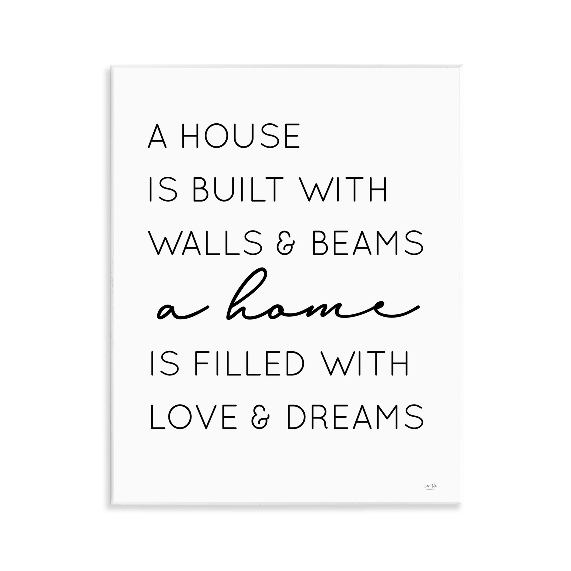 Ophelia & Co. Love & Dreams Sentiment Wall Plaque Art by Lux + Me ...
