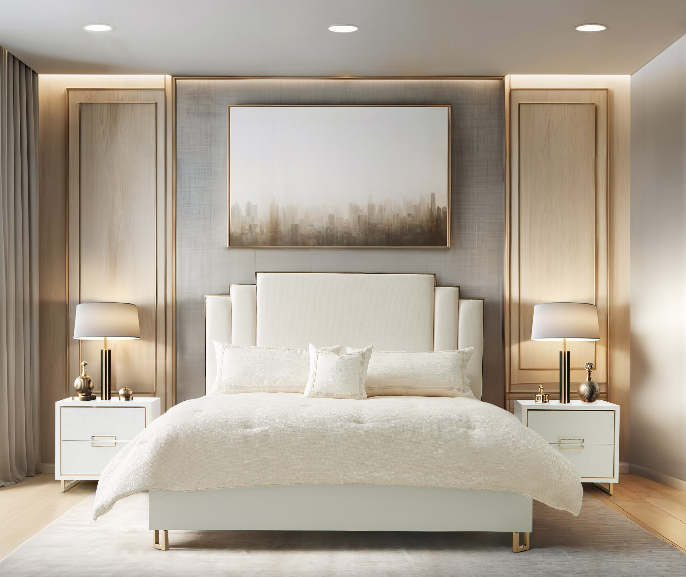 Michael Amini Palm Gate 3-Piece Bedroom Set | Perigold