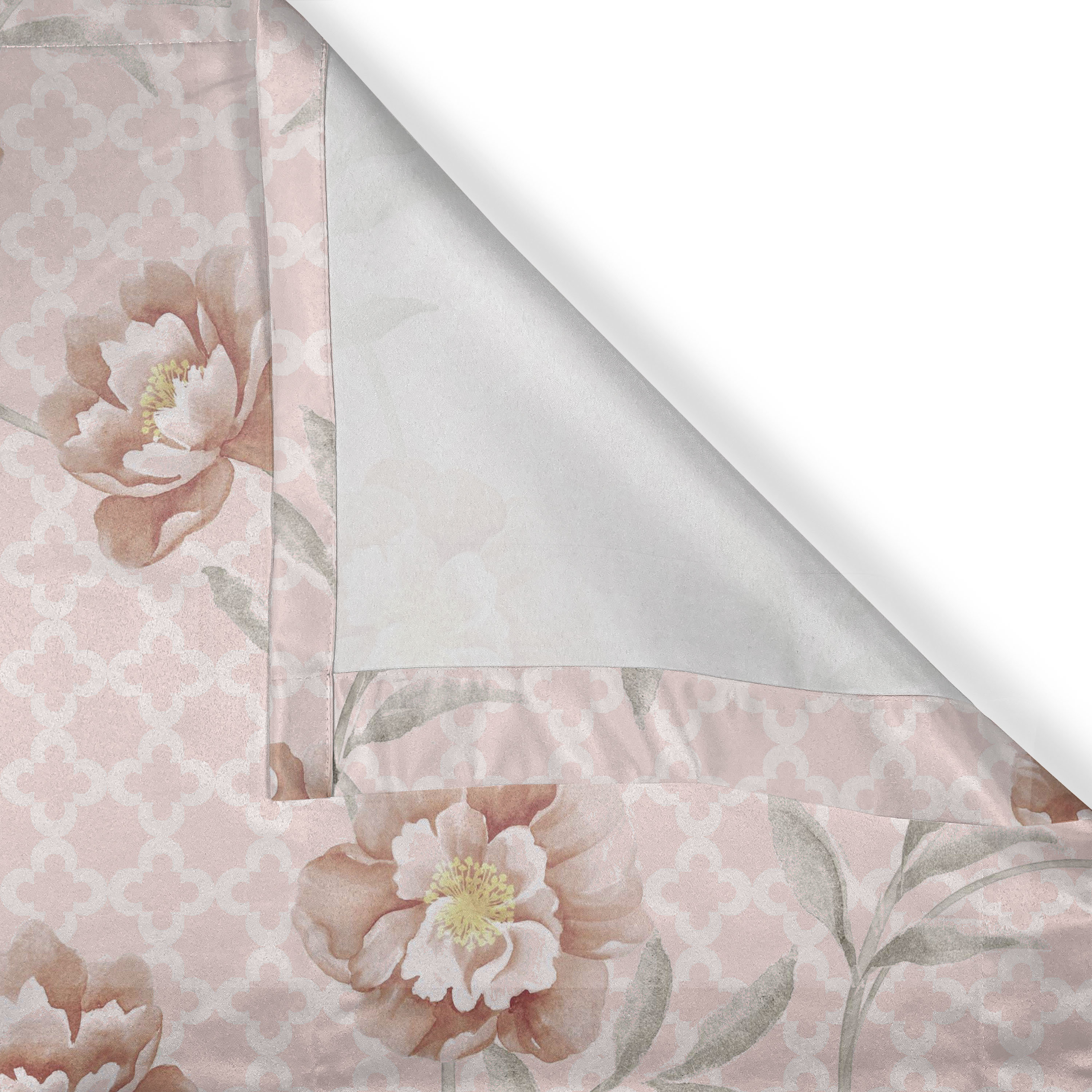 Ophelia & Co. Springtime Grommet Curtain Cottagecore Floral Print 50" x ...