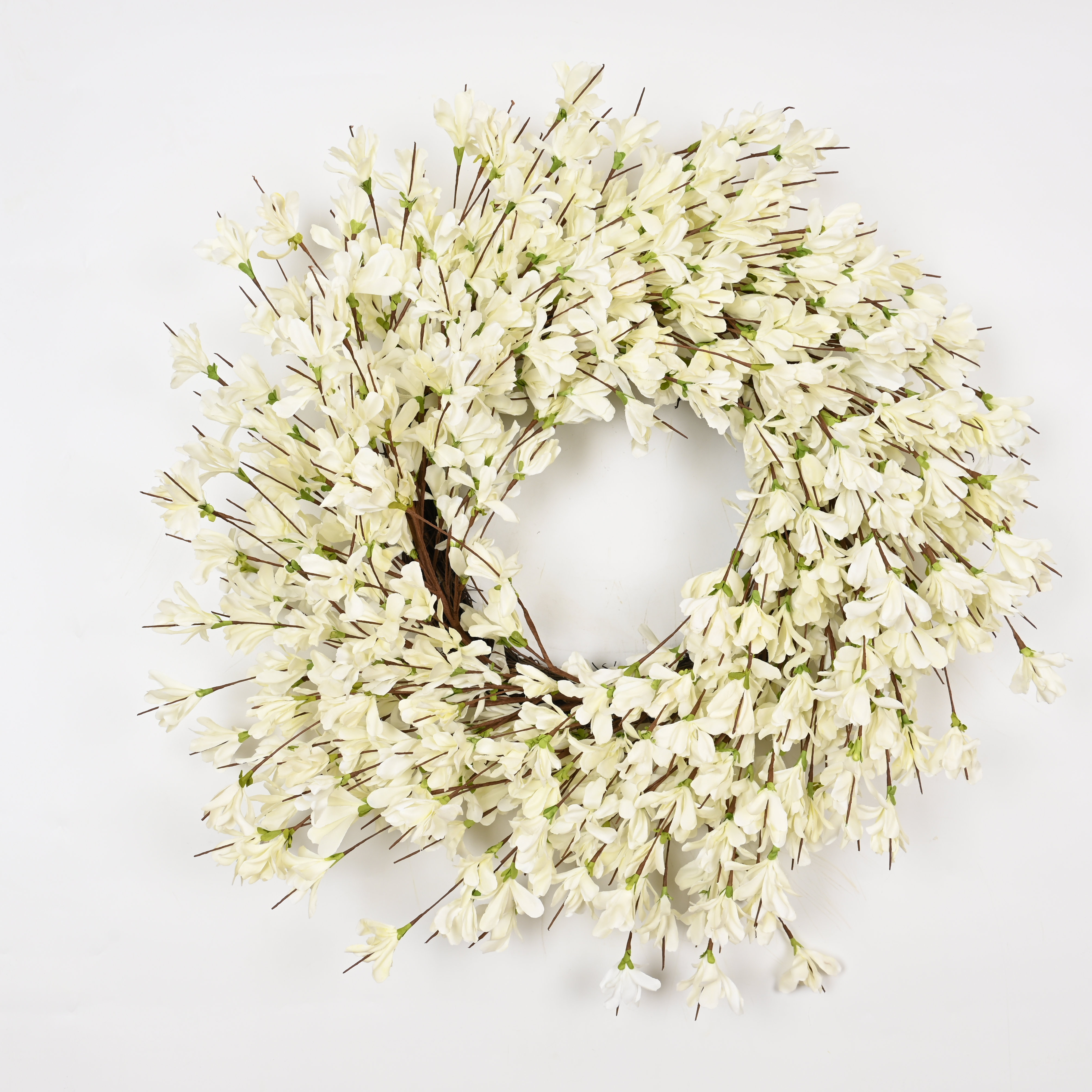 leckfllower 24" Handmade Spring Forsythia Wreath & Reviews | Joss & Main