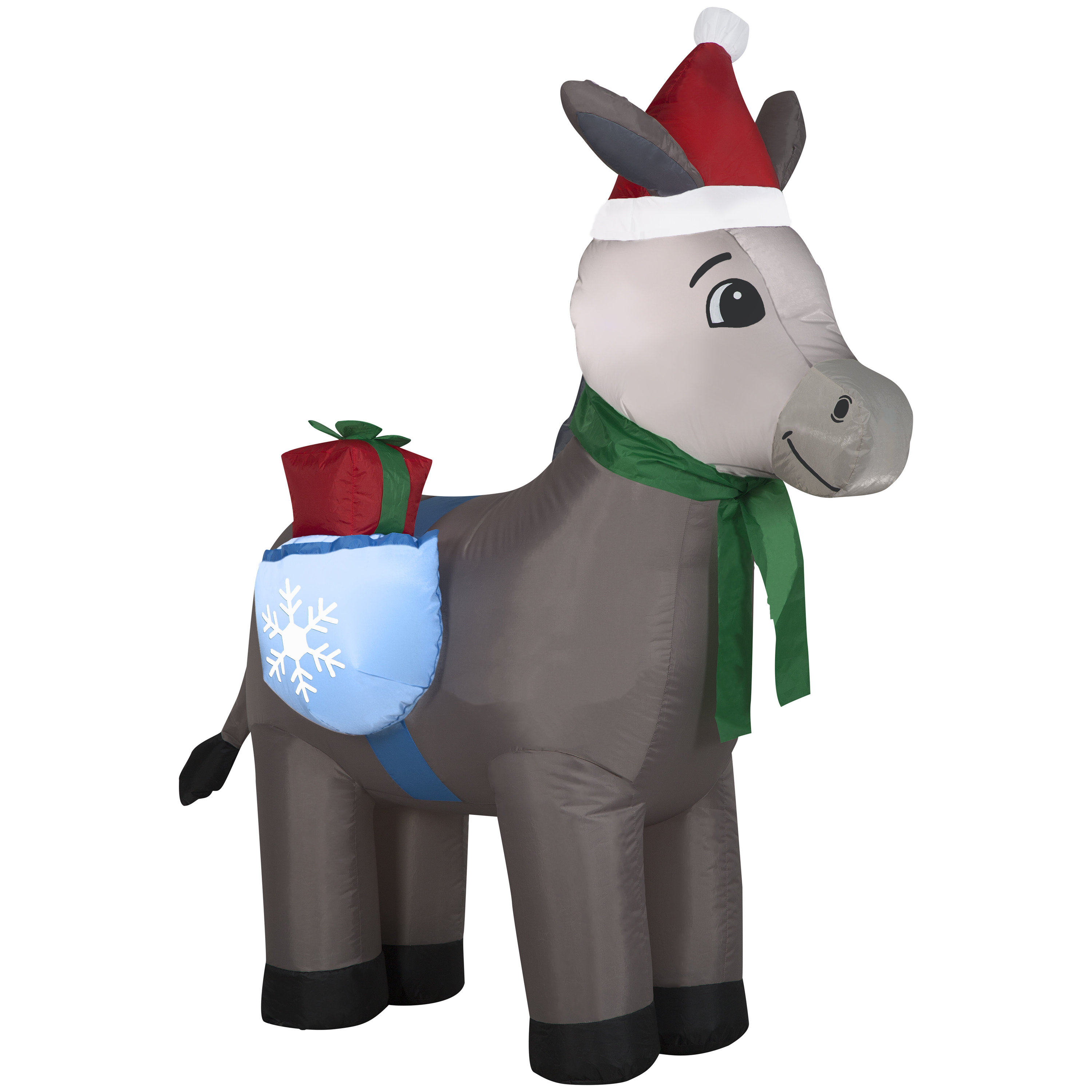 Gemmy Industries Christmas Inflatable Donkey | Wayfair